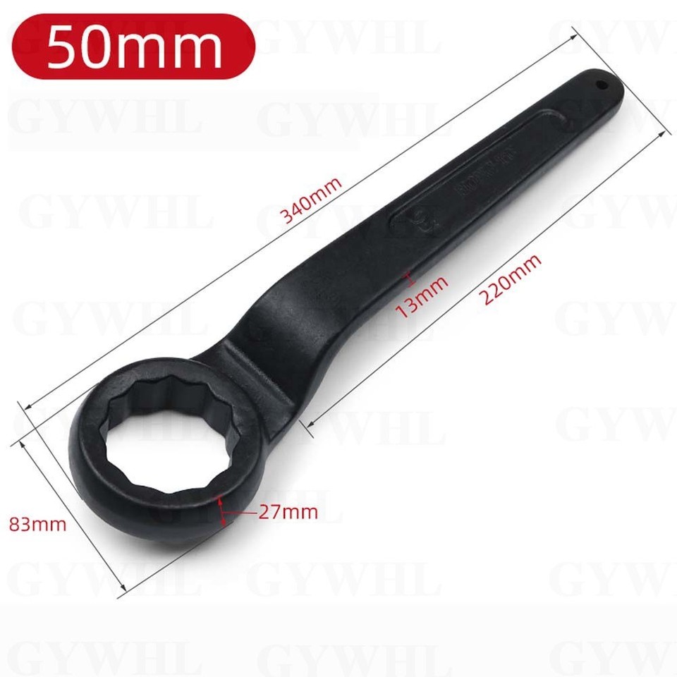 Slogging Striking Wrench Spanner Offset Box End Ring Type Wrench Carbon ...