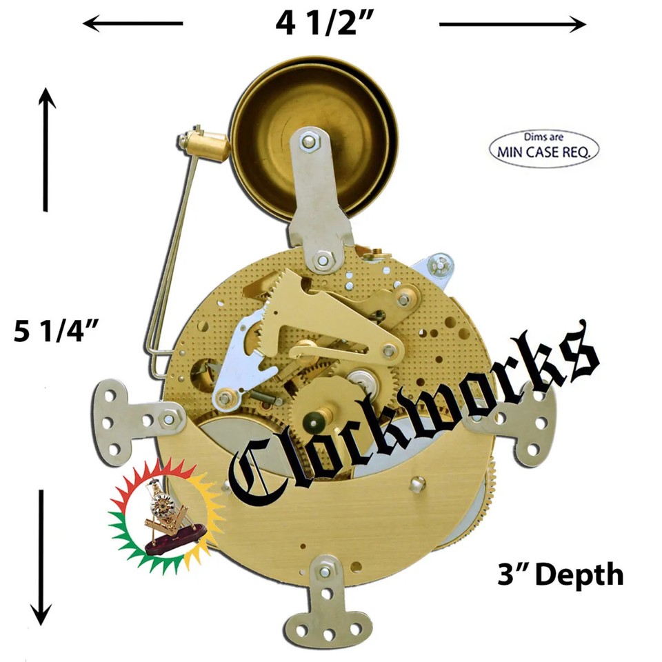 130-080 Hermle Clock Movement | eBay