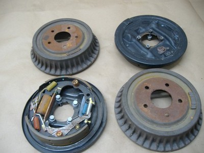 Chevy S10 rear brake backing plates and drums 95 - 05 yr gmc sonoma ...