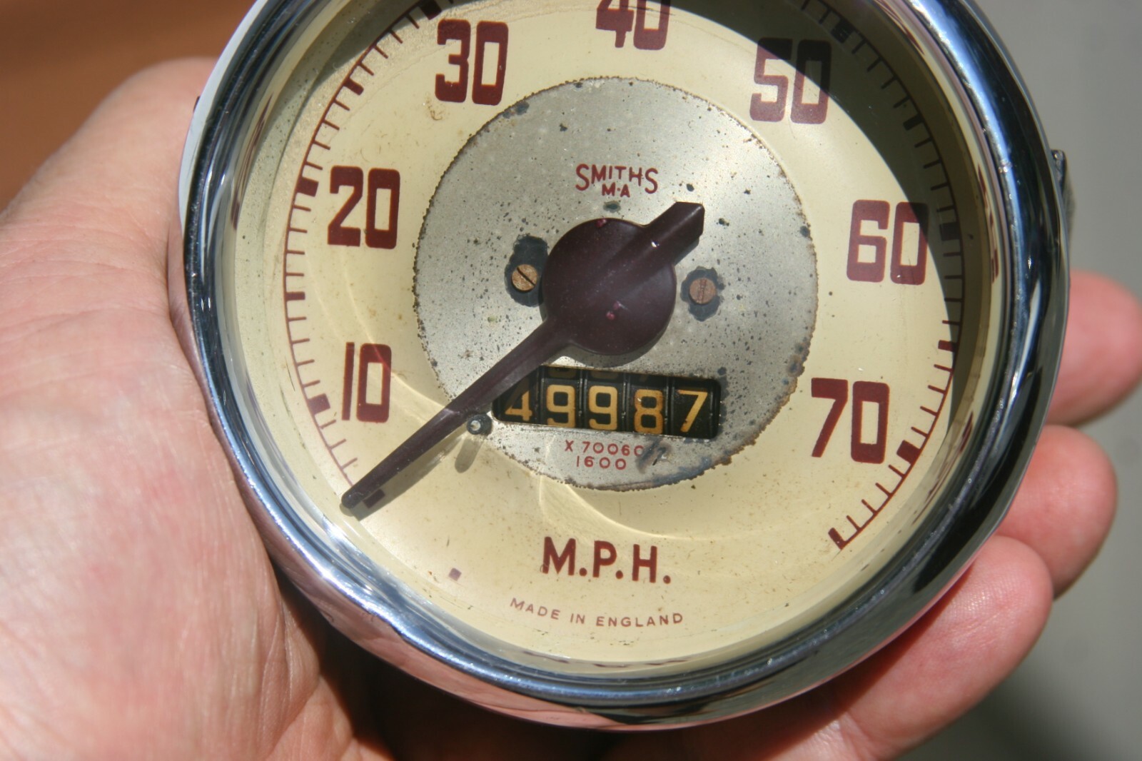 50-54 Hillman Minx Smiths Vintage 70 MPH Speedometer - X70060 | eBay