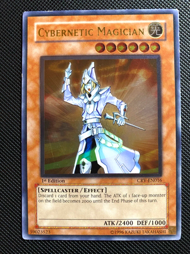 Yugioh Cybernetic Magician CRV-EN016 Ultimate Rare 1st Edition LP | eBay