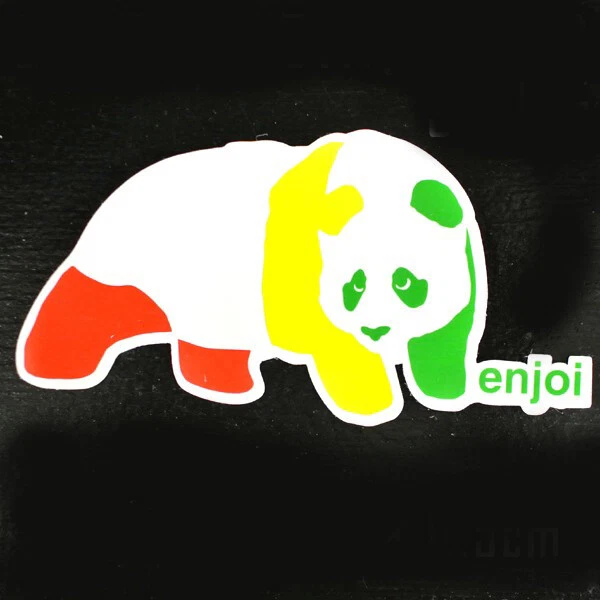 Enjoi Panda Logo Rainbow