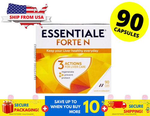 Essentiale Forte N Liver Detox & Liver Tonic Supplement 90s- SHIP FROM ...