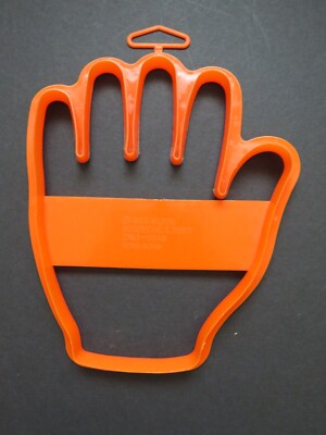 Wilton 1993 Large Orange HAND Cookie Cutter - Friendship Cookie Cutter ...