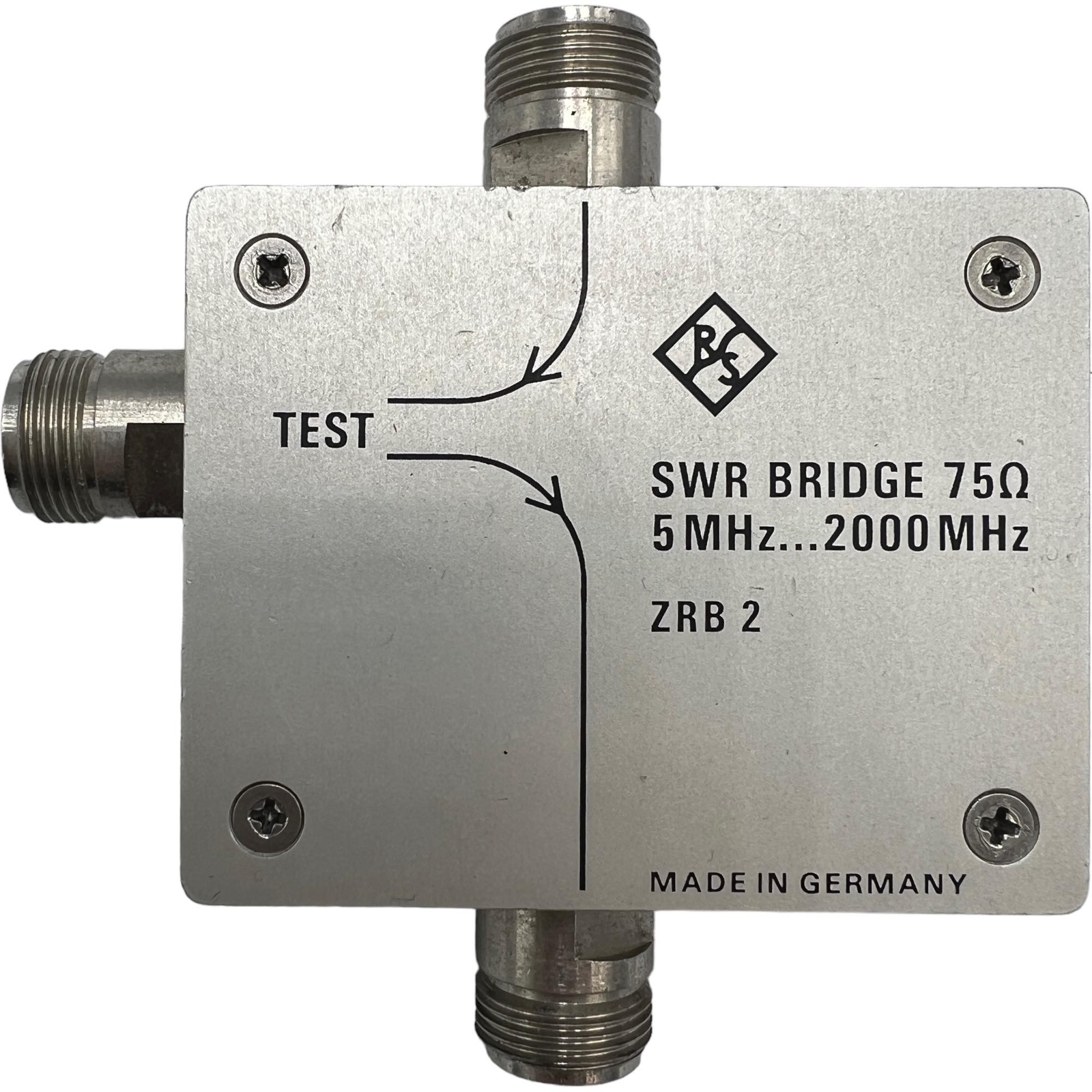 ZRB2 Rohde Schwarz SWR Bridge 5-2000Mhz 75Ohm | eBay