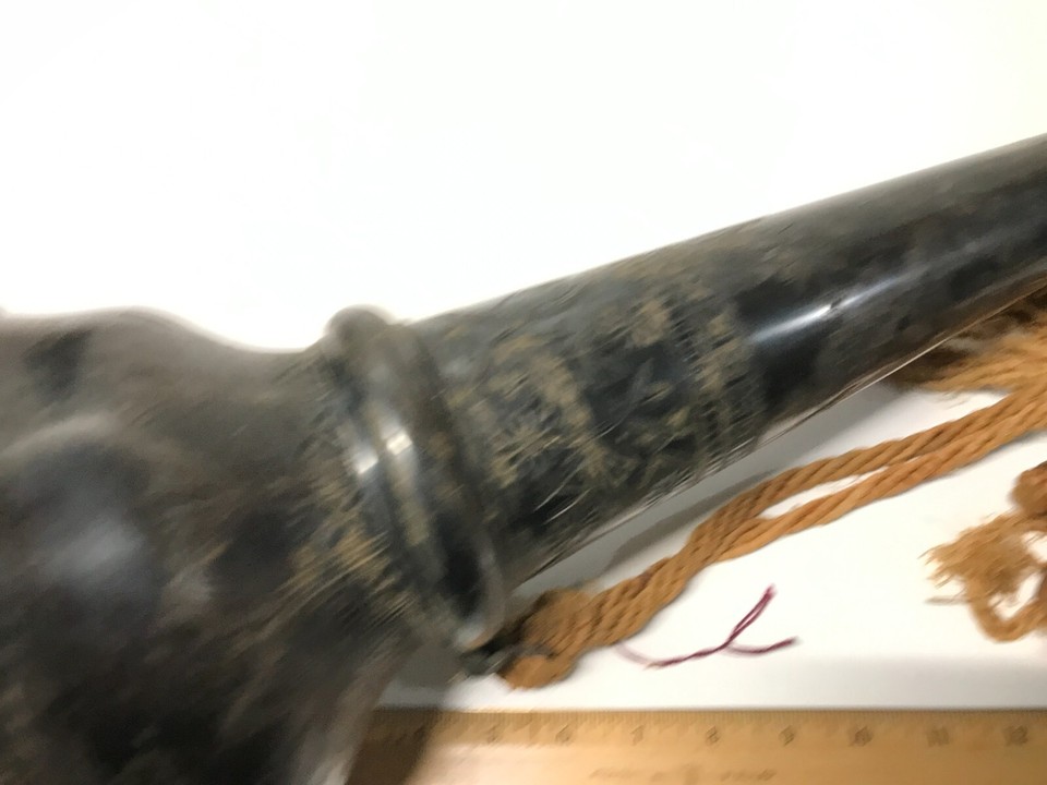 RARE Early 1800's Ornate Fire Fighter Parade Ceremonial Trumpet Horn ...