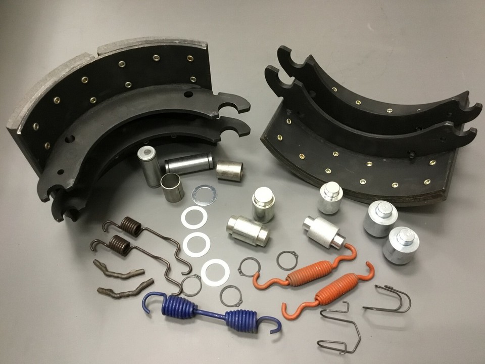 M12WM112 Lowboy Trailer Brake Shoes, with multiple-application hardware ...