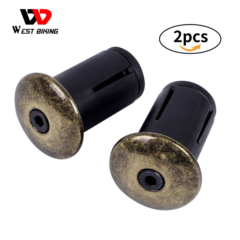 WEST BIKING Bicycle Grip Plugs Cover Bar End Cap MTB Road Bike Bar End ...
