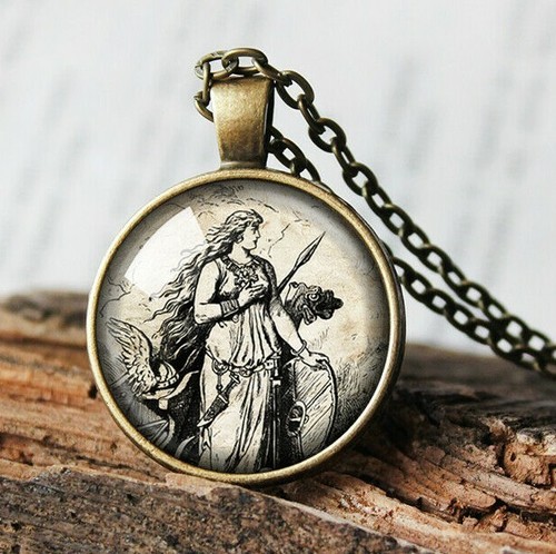 Goddess Freya Freyja Necklace Pendant Norse Mjolnir Odin Thor Hammer ...