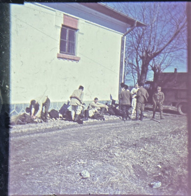 WW2 - color slide color slide - Bulgarian soldiers 1941 FD6 | eBay