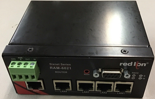 Red Lion Ethernet Switch, Series Sixnet, Model BT-6021, RAM-6021 (DESC) (b354) | eBay