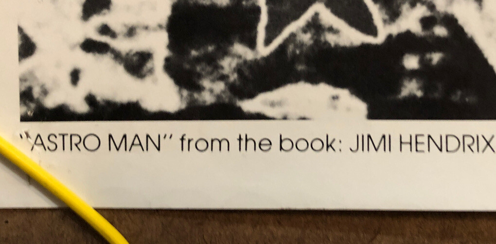 Original Vintage Poster Astro Man Jimi Hendrix Nona Hatay 1984 Music ...