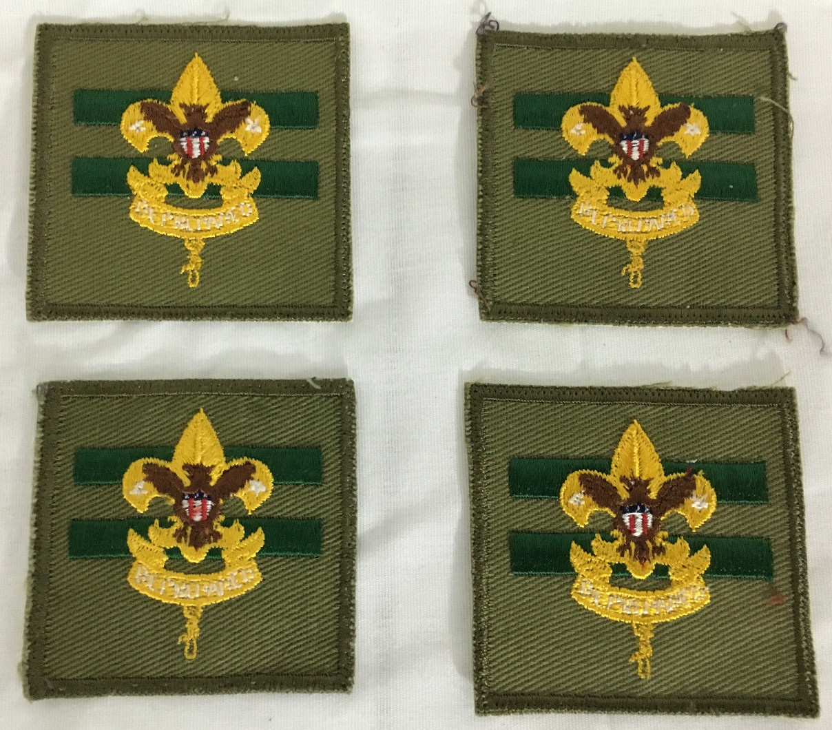 Set of 4 Vintage Assistant Senior Patrol Leader Patches BSA | eBay