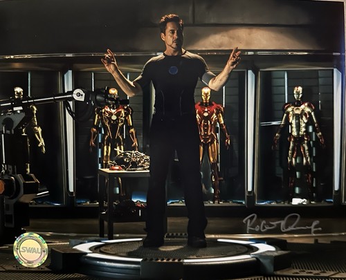 Robert Downey Jr. Signed AUTO 8x10 Photo SWAU Autograph IRON MAN 2 Tony ...