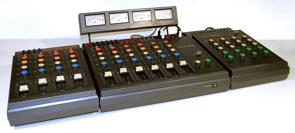 🔥【PRO REFURB】Tascam FULL MM-20 Stereo Mixer System w PX/EX/MU-20! XLR💥 ...