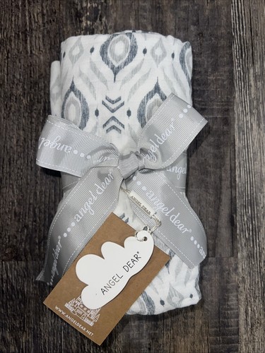 Angel Dear Cotton Muslin Swaddle Baby Girl/Boy Blanket 47x47" Gift NWT ...