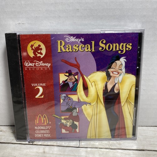 Disneys Rascal Songs Volume 2 Music CD McDonalds Celebrates Disney ...