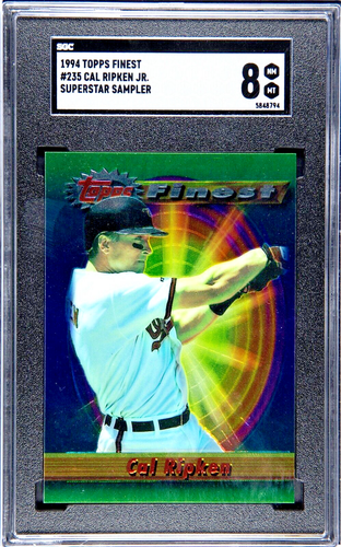 1994 Topps Finest Superstar Sampler #235 Cal Ripken Jr. SGC 8 Mint ...
