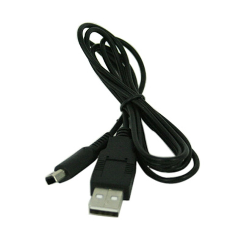 2 Pack USB Charger Power Cable Cord Plug for Nintendo 3DS / DSi / DSi ...