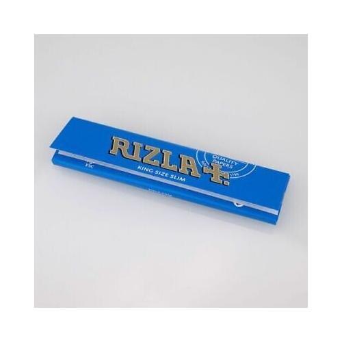ORIGINAL 5 x RIZLA BLUE KING SIZE SLIM CIGARETTE SMOKING ROLLING PAPERS ...