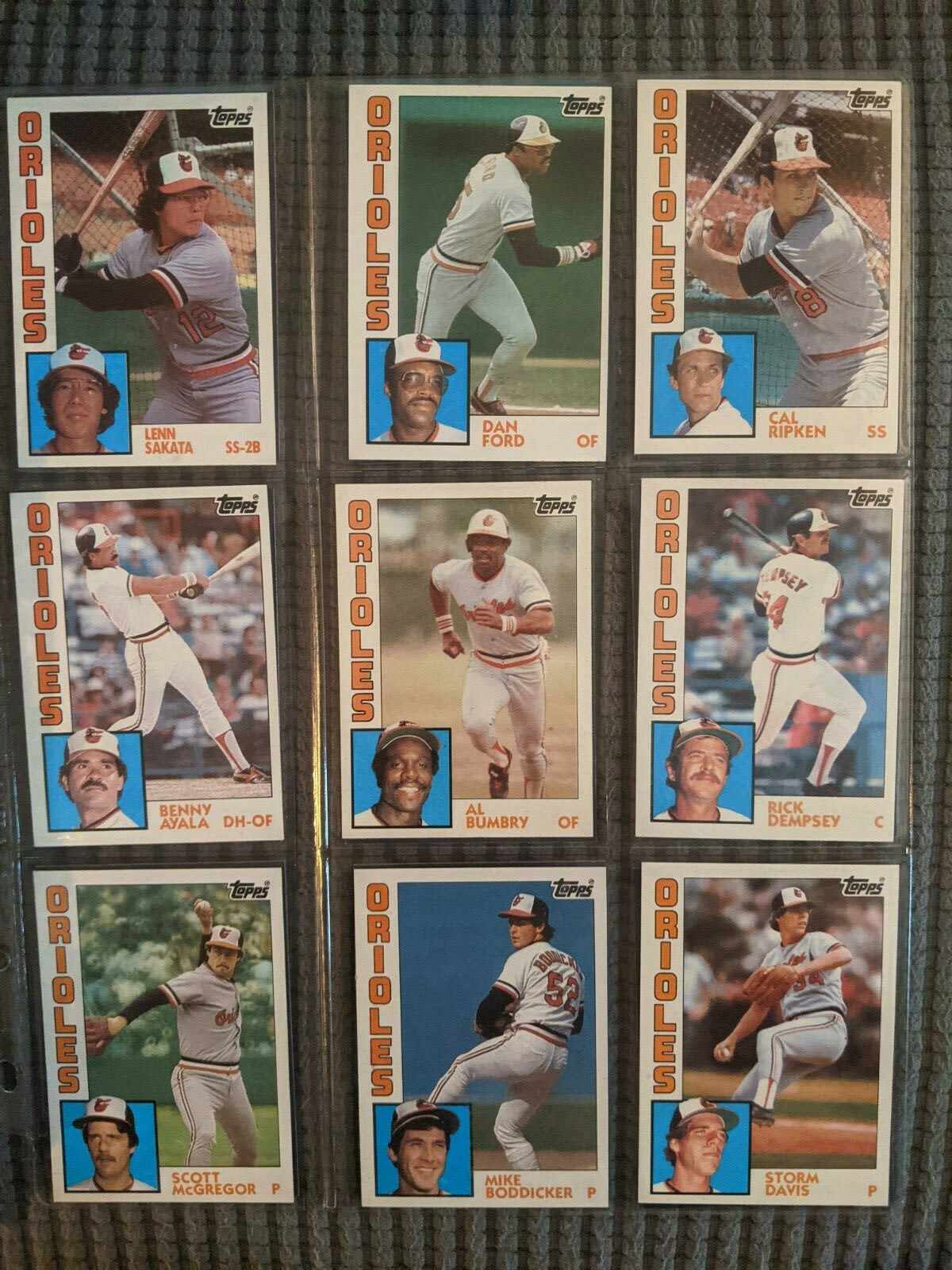 1984 Topps Baseball Cards Complete Set in Excellent Condition - MUST ...