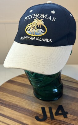 ST. THOMAS US VIRGIN ISLANDS HAT BLUE/RAN STRAPBACK ADJUSTABLE VGC J14 ...