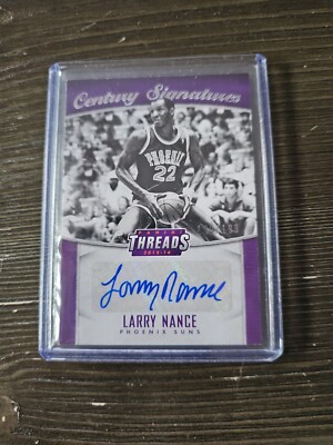 2015-16 Threads Century Signatures #CS-LNC Larry Nance Auto #129/199 ...