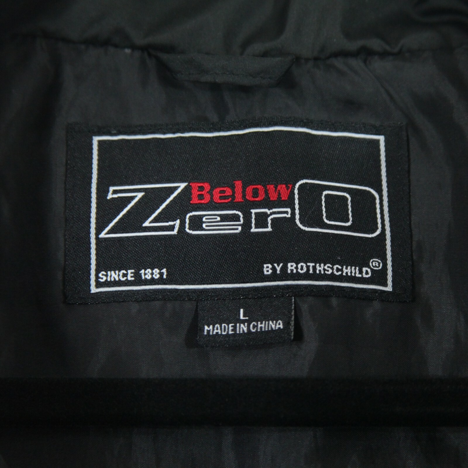 Below Zero by Rothschild Coat,Women's Large Down filled Black/White ...