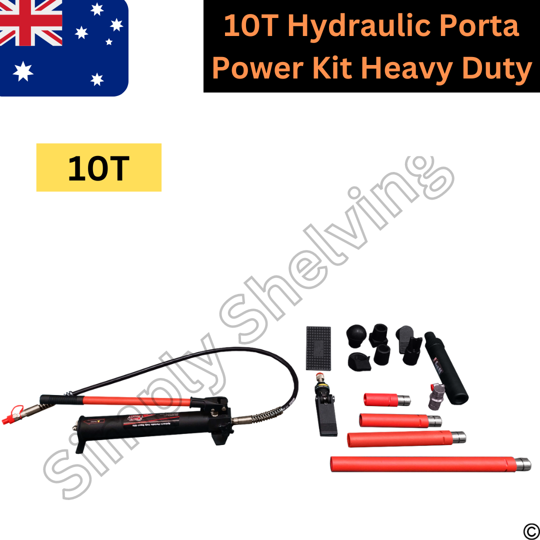 10T Porta Power Kit 16pc Hydraulic Panel Beating Car Body Dent Frame ...