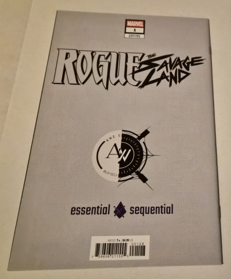 ROGUE SAVAGE LAND 1 SIGNED ARTHUR ADAMS MEGACON COLOR VARIANT HG W/COA ...