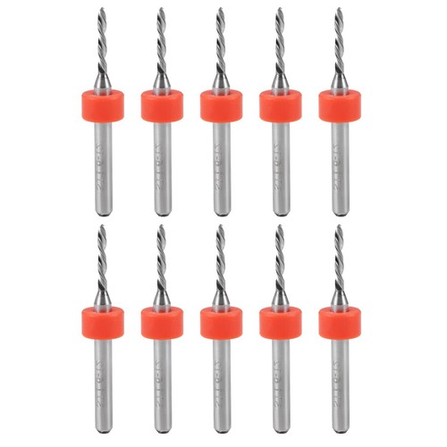 10 Pcs 1.6mm Tungsten Carbide PCB Drill Bits CNC Engraving Print ...