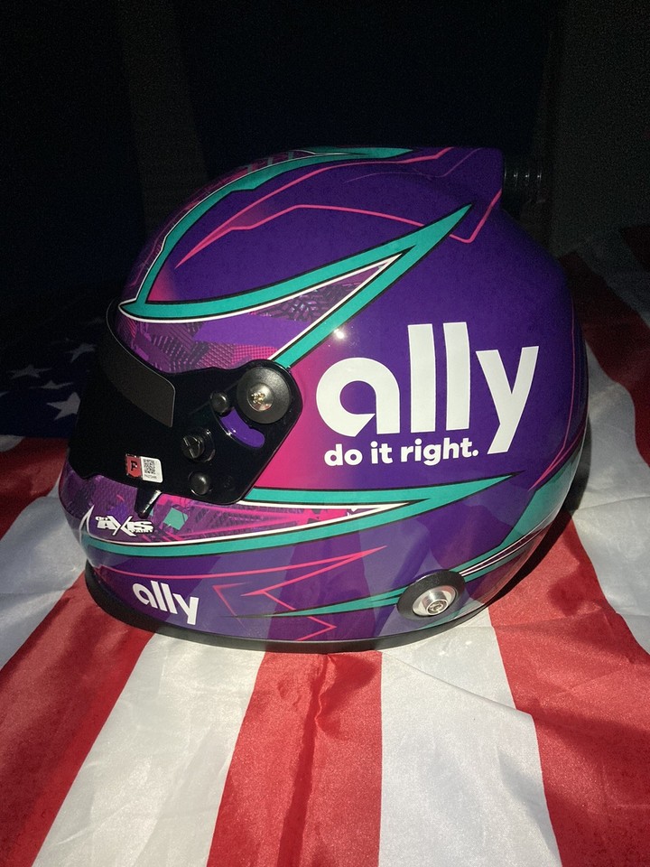 2025 Alex Bowman Signed Ally Hendrick Chevy Full Size NASCAR Helmet COA ...