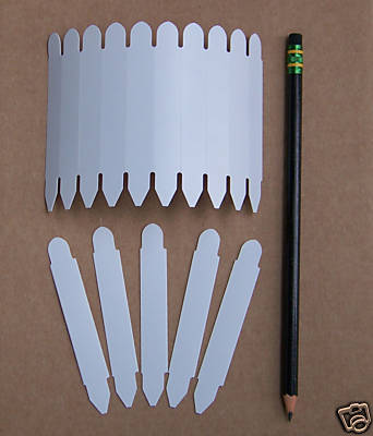 100 New plastic labels nursery tags plant pot label tag greenhouse ...