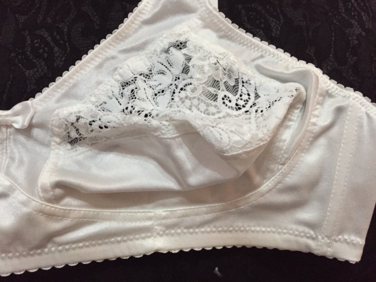 Fbin Bra size it 8c us 44c eu 100c Unpadded wireless white | eBay