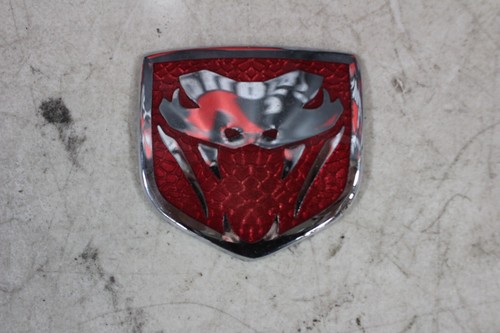 GEN 3 2004-2006 Dodge Viper Red And Chrome Emblem Decal Ornament OEM | eBay