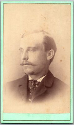 ANTIQUE CDV CIRCA 1870S REYNOLDS & CO HANDSOME MAN SUIT HARLAN IOWA | eBay