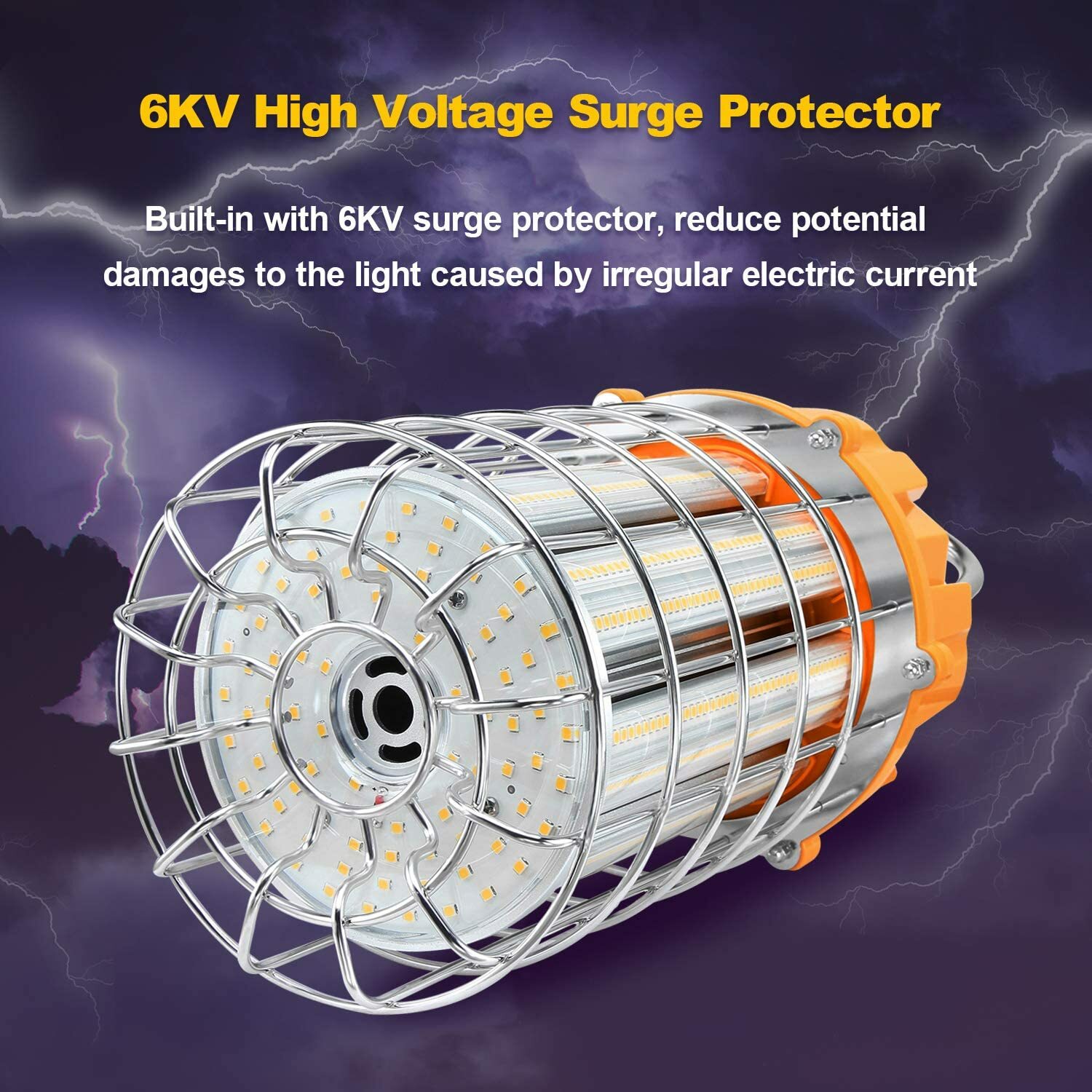 150W LED Temporary Hanging Portable Work Light with 10ft Cord US Plug ...