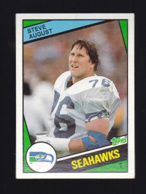 1984 Topps Steve August #189 Seattle Seahawks | eBay