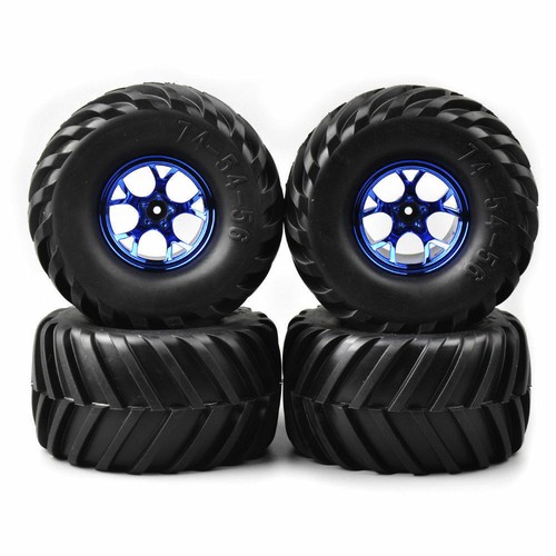 1/10 Rc Monster Truck Wheels Tires Set 130mm for Traxxas Stampede Grave ...