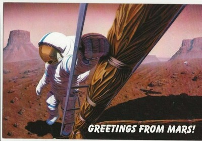 BOEING NASA ARTWORK GREETINGS FROM MARS | eBay