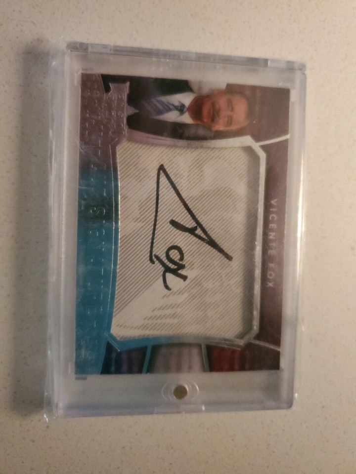 Vicente Fox 2020 Decision Cut Signature Autograph Auto Mexico President ...