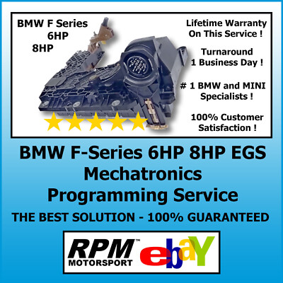 BMW F-Series 6HP 8HP Mechatronics EGS Programming ISN EWS Reset / RPM ...