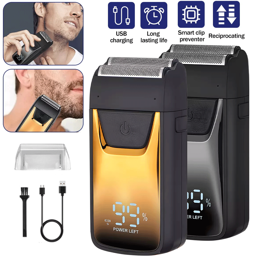 Professional Rechargeable Electric Shaver Trimmer Razor For Hair Beard ...