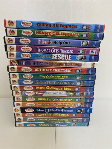 Lot of 17 Thomas and Friends DVD's - Original Cases - Family Friendly ...