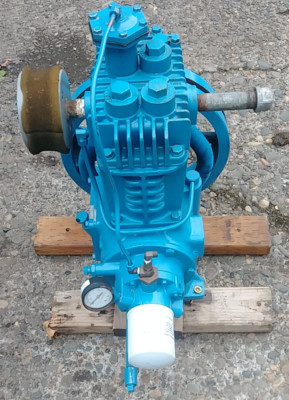 Quincy 310 Air Compressor. Two stage pump with pressure lubrication | eBay