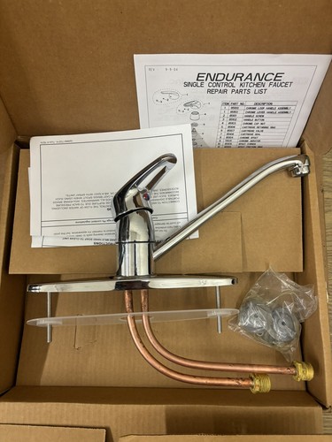 Wolverine Brass 85000 Endurance Single Loop Handle Kitchen Faucet ...
