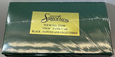 BACHMANN Spectrum 🚂 On30 TANK CAR #27199 Black /Unlettered- NIB | eBay