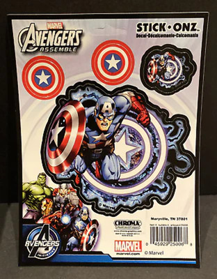 New Marvel Avengers Captain America Car Truck Vinyl Decal Sticker Made ...