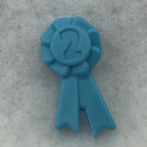 LEGO 92355f Medium Azure Friends Accessories Award Ribbon with Number 2 ...