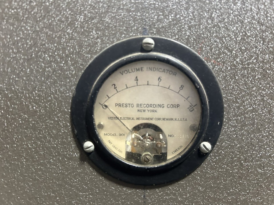Vintage Presto Recording Lathe? Tube Amplifier 1930s? Very Cool See ...